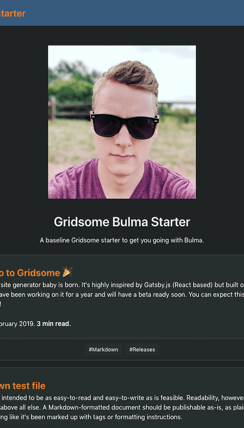 Gridsome - Gridsome